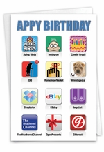 Appy Birthday: Funny Birthday Greeting Card