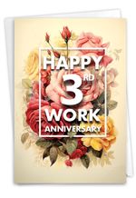 Flowers For Milestones - 3: Artistic Anniversary Work Milestone ...