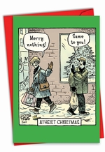 Atheist: Funny Christmas Card