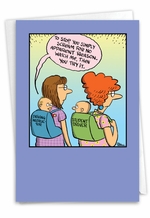 Baby Student Driver: Humor Baby Greeting Card