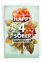 Flowers For Milestones - 4: Beautiful Recovery Milestone Card