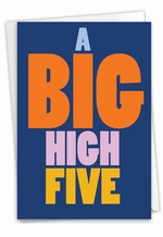 Big High Five: Funny Congratulations Card