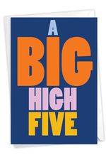 Big High Five - Congratulations Card