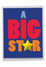 Big Star: Funny Congratulations Big Card