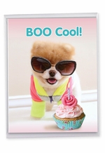 Boo Cool: Funny Birthday Big Card - Dog Puppy