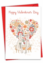 Bunny Love: Stylish Valentine's Day Card