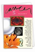 Cancer: Funny Blank Greeting Card