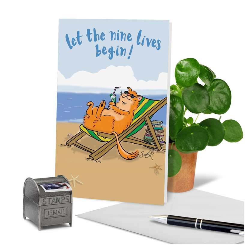 Cat Retirement: Hysterical Retirement Greeting Card