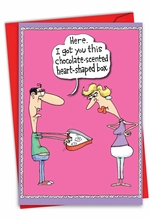 Chocolate Scented: Funny Valentine's Day Greeting Card