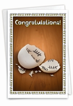 Counting the Days: Funny Congratulations Greeting Card