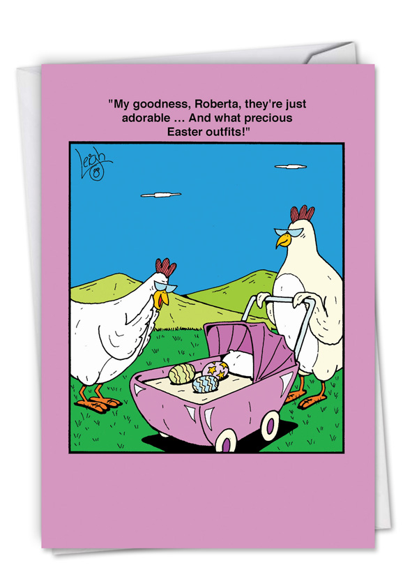 Easter Outfits Cartoons Easter Paper Card By Leigh Rubin