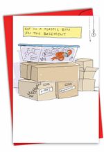 Elf in the Basement: Funny Christmas Card