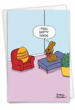Empty Bunny: Funny Easter Greeting Card