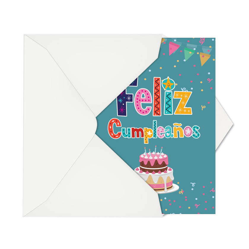 NobleWorks Feliz Cumpleaños Spanish Birthday Card