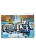 Fukitol Falls: Humor Birthday Greeting Card