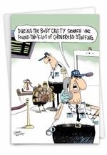 Cornbread Stuffing: Funny Thanksgiving Card - Turkey