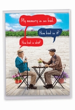 Men Bad Memory: Funny Birthday Big Card for Men
