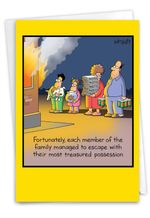 Treasured Possession: Funny Father's Day Card