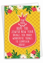 Wonderful Things: Funny Rosh Hashanah Card
