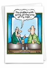 Going All the Way: Funny Birthday Greeting Card