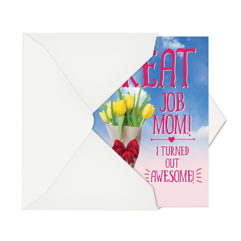 Great Job Mom: Humorous Mother's Day Paper Greeting Card