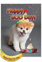Happy Boo-day: Funny Birthday Extra Large Paper Card