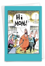 Hi Mom: Funny Mother's Day Greeting Card