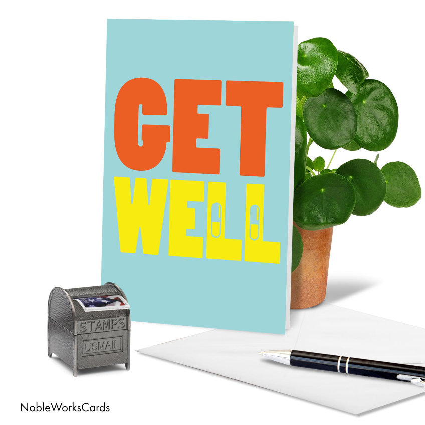 Get Well Pills: Hilarious Get Well Printed Card