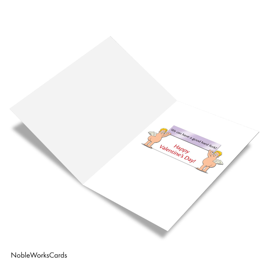 Spooning Poem: Hilarious Valentine's Day Printed Greeting Card