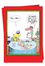 Holiday Tan Funny Christmas Card