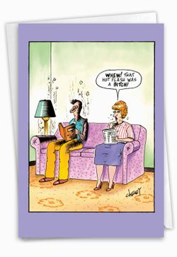 Funny Cartoon About Hot Flashes