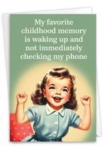 Favorite Memory: Humorous Birthday Card