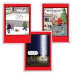 Holly Jolly Whyatt: Humorous Merry Christmas Variety Pack of 3 Cards