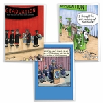 Comical Commencements: Funny Graduation Variety Pack of 3 Cards