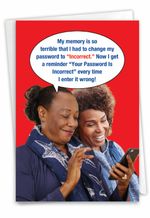 Incorrect: Humor Birthday Greeting Card