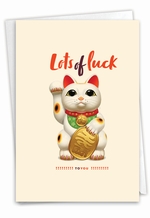 Lots of Luck: Funny Good Luck Card