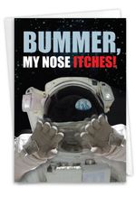 Nose Itches: Funny Birthday Greeting Card