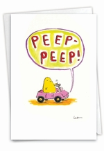 Peep Peep: Funny Easter Greeting Card