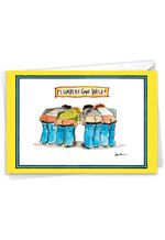 Plumbers Gone Wild: Funny Birthday Greeting Card