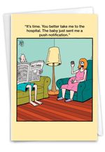 Push Notification: Funny Baby Card