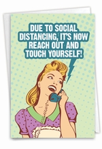 Reach Out: Funny Friendship Card