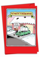 Reindeer Poop: Funny Christmas Greeting Card