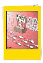 Ride Photos Cartoons Blank Card Tim Whyatt