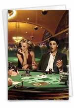 Royal Flush: Humor Congratulations Greeting Card