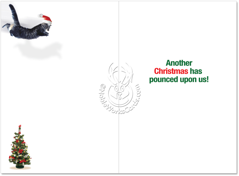 Santa Came, Get Up Christmas Greeting Card