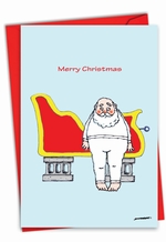 Santa in the Hood: Funny Christmas Greeting Card