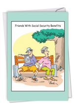 Social Security Benefits: Anniversary Greeting Card