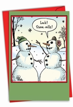 Stem Cells: Humor Christmas Greeting Card