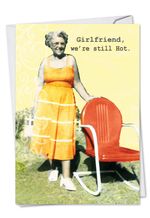 Still Hot Picture Birthday Greeting Card Debbie Tomassi