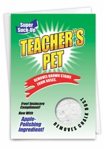 Teacher's Pet: Humor Graduation Greeting Card